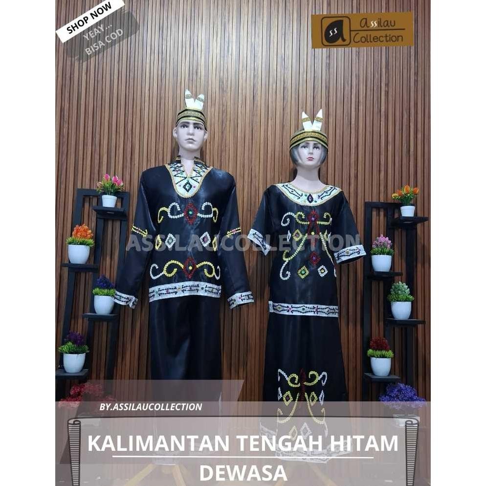 Jual DR222>> Baju adat Dewasa satuan Kalimantan Tengah (Laki/Cewek ...