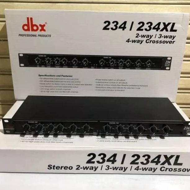 Jual BEBAS ONGKIR - Crossover Audio dbx 234 XL GRADE A Amplifier Bass Ampli | Shopee Indonesia