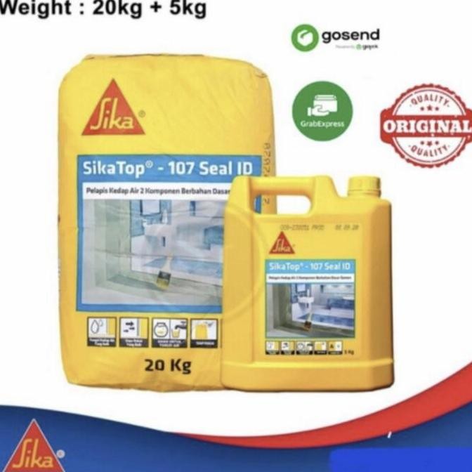 Jual sika top 107 seal 20 kg Gojek dan grab bandung area | Shopee Indonesia