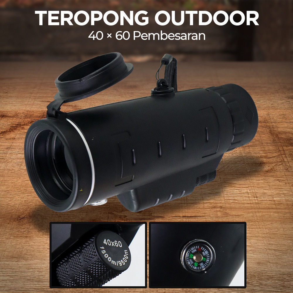 Jual SUNCORE Teropong Monocular Outdoor Magnification 40 x 60 Waterproof - 1040 Original 99 ...