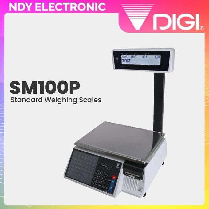 Jual Promo Timbangan Digital Ritel Supermarket Buah Sayur Daging Ikan + Printing Label Harga ...