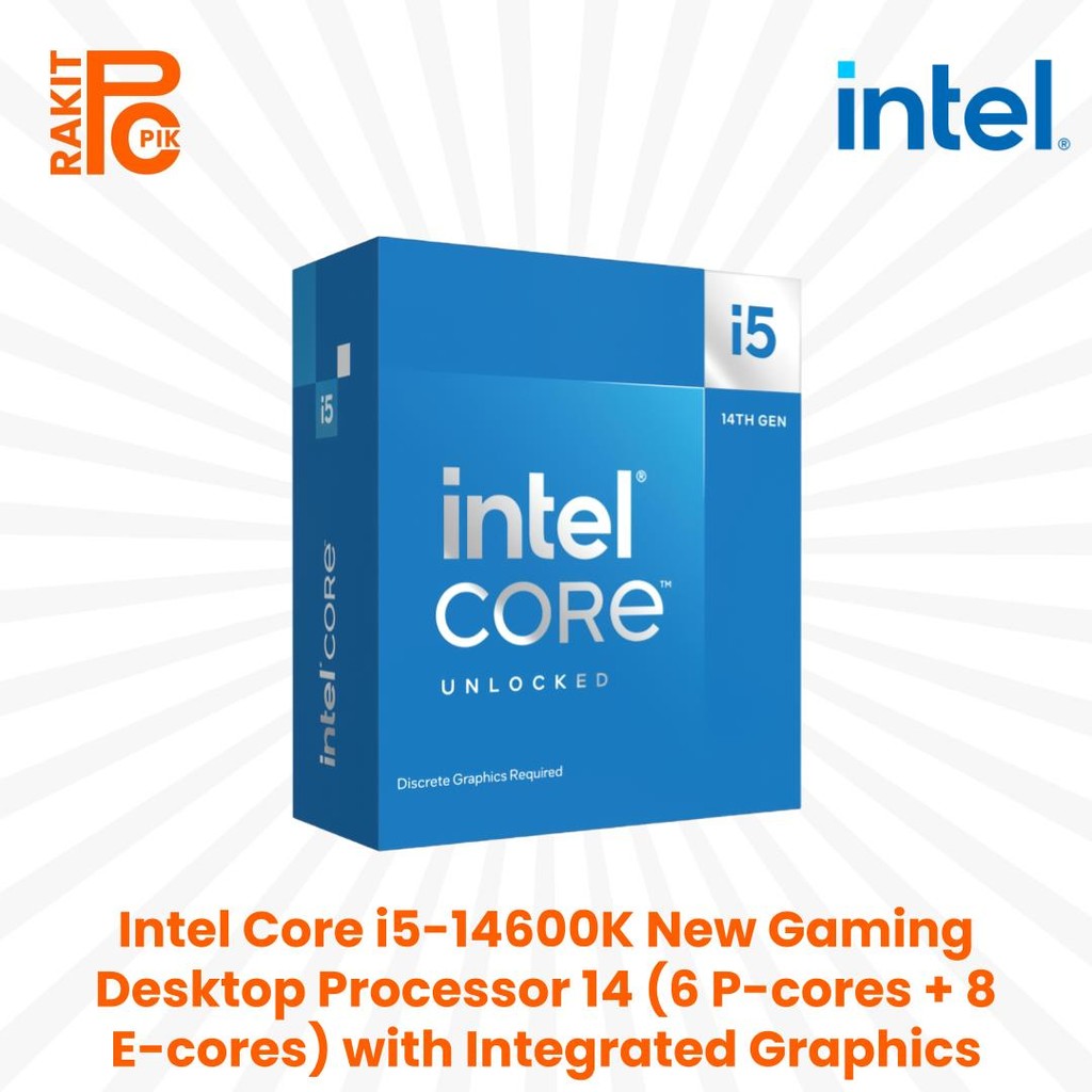 Jual Intel Core i5 14600K New Gaming Desktop Processor 14 (6 P-cores + 8 E-cores) with ...