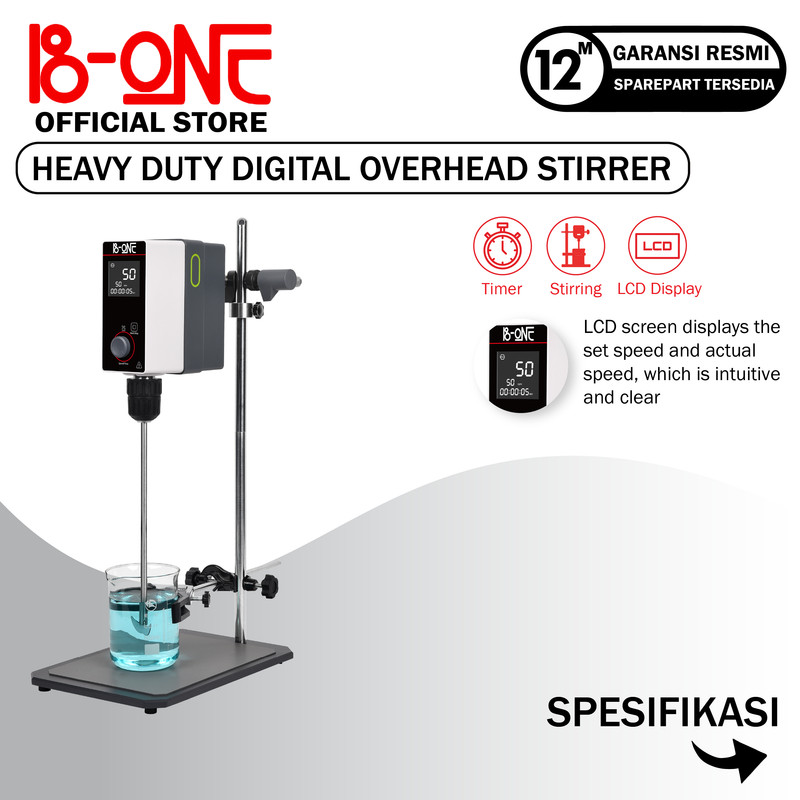 Jual B-ONE Heavy Duty Overhead Stirrer - 60L | Shopee Indonesia