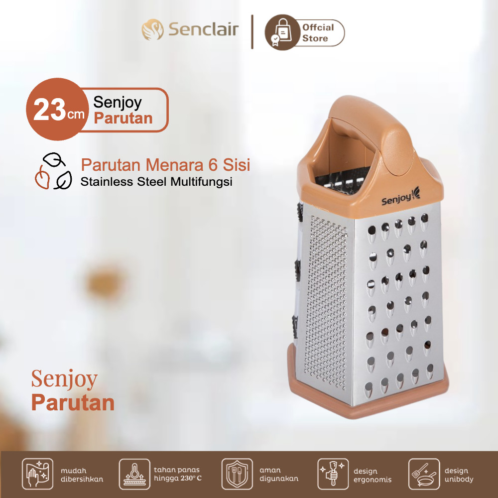 Jual Senjoy By Senclair Parutan Multifungsi 6 In 1 Stainless Steel ...