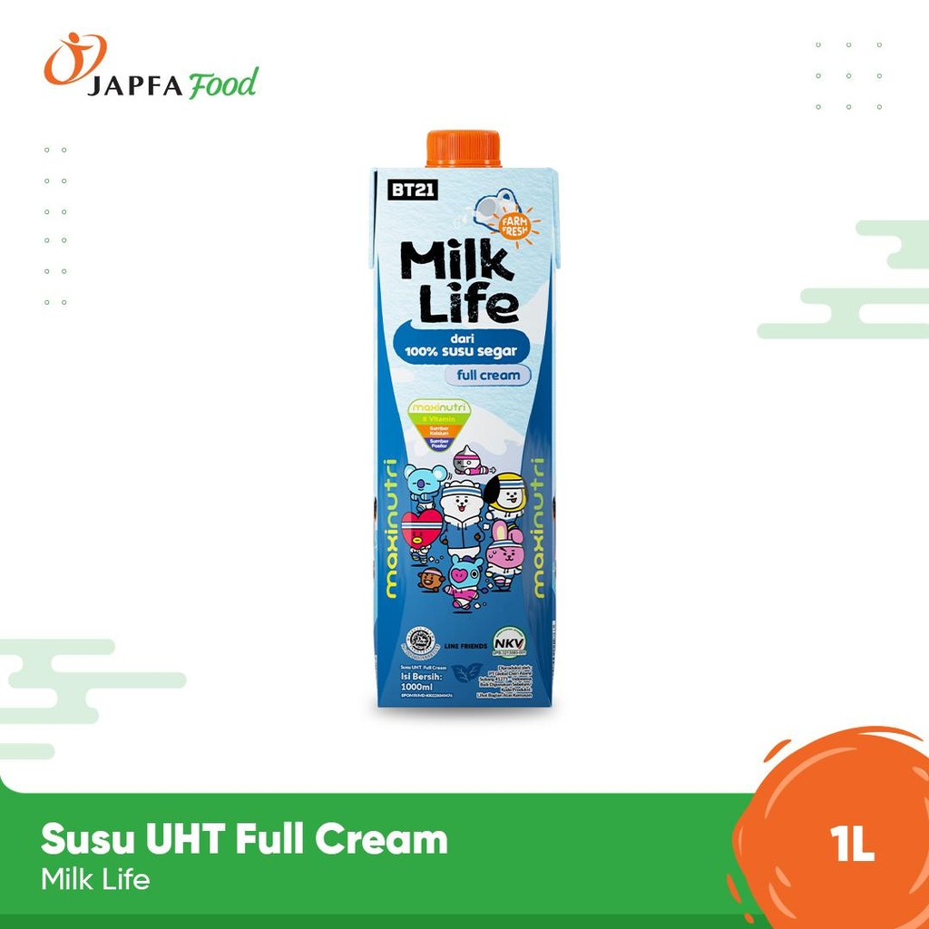 Jual Milk Life Susu UHT Full Cream 1L | Shopee Indonesia