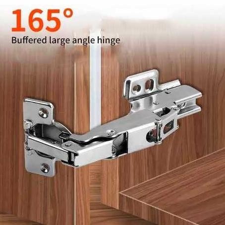 Jual (Terbaru) Engsel Hidrolik Pintu Kitchen Set Kabinet 165 Derajat ...