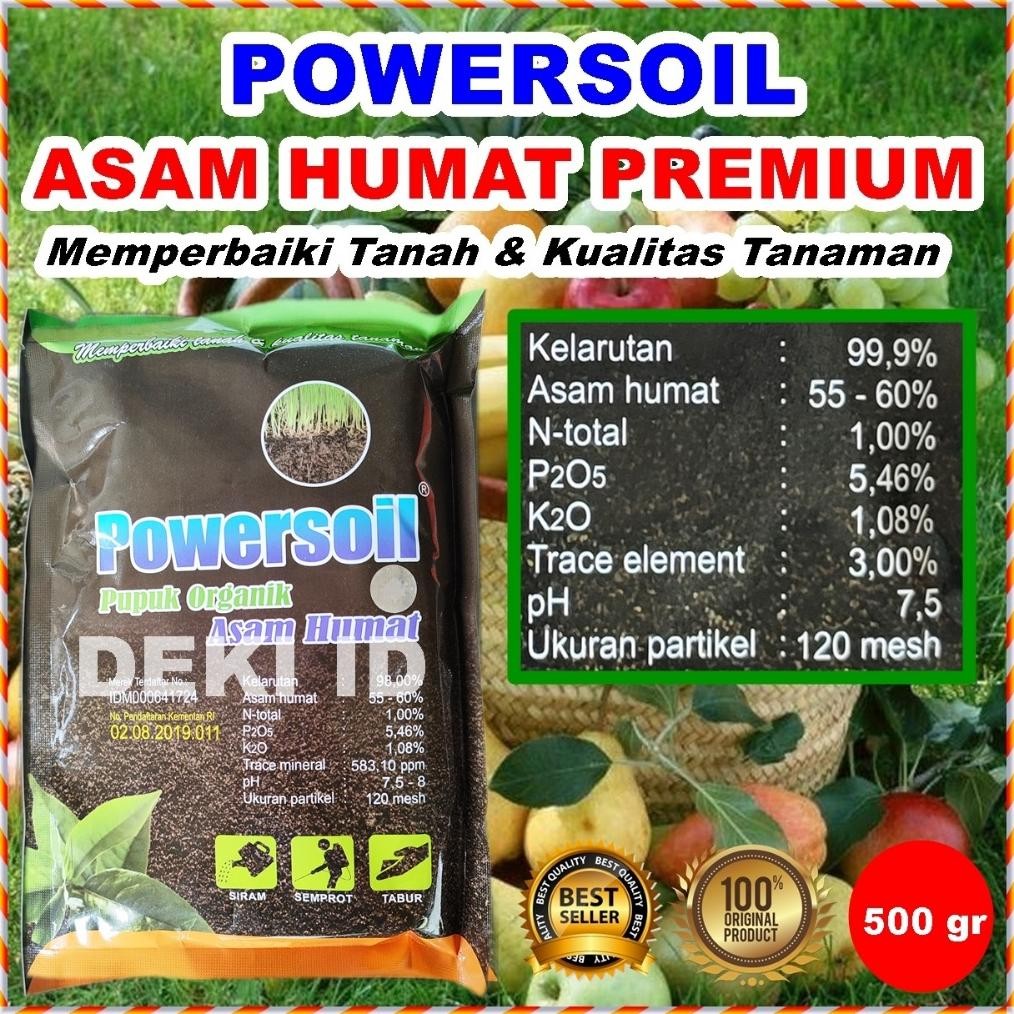 Jual Powersoil Asam Humat Pupuk Organik Pembenah Penyubur Tanah Humic ...