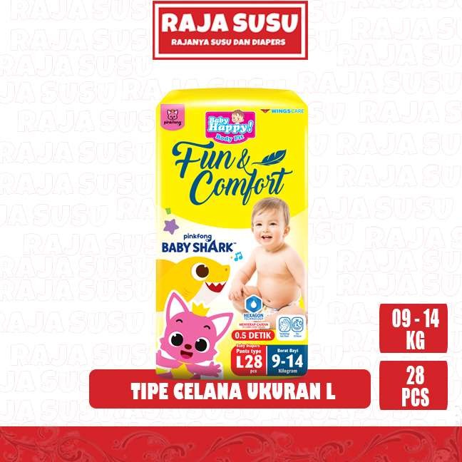 Jual BABY HAPPY PANTS CHARACTER L28 - RAJA SUSU | Shopee Indonesia