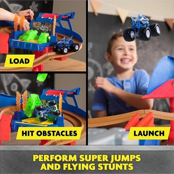Jual Good Quality Produck Monster Jam, Supercharge Speedway Playset ...