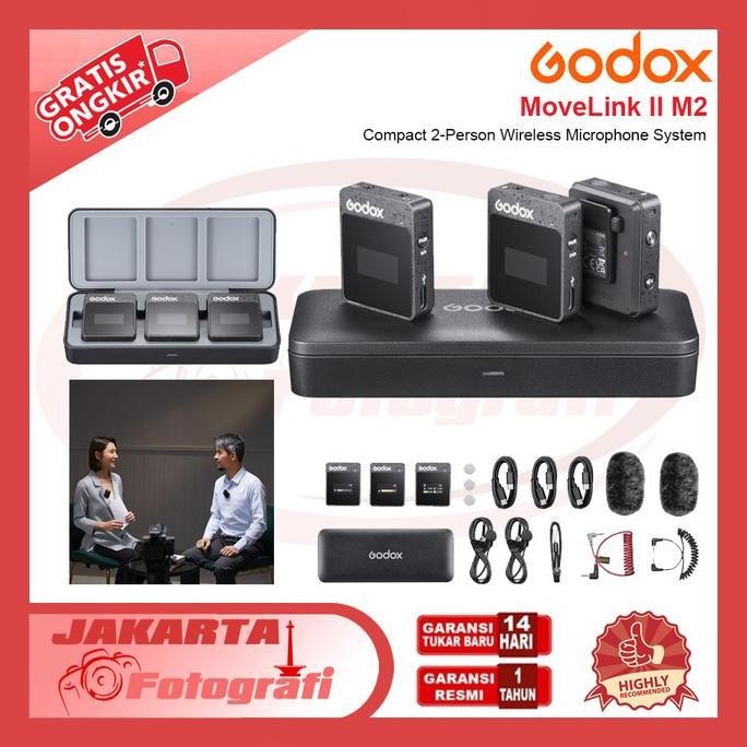 Jual Godox Movelink Mark Ii M2 Compact 2-Person Wireless Mic Move Link ...