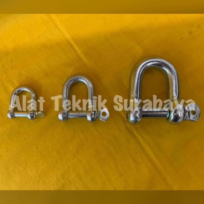 Jual TERBARU - SEGEL 2" INCH 50 MM SAMBUNGAN RANTAI D SHACKLE CLAMP ...