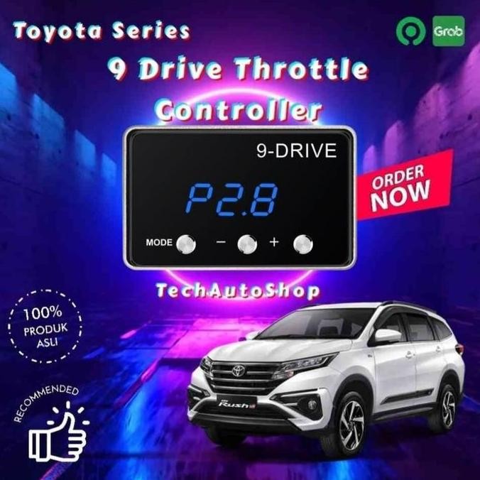 Jual Promo 9 Drive Throttle Controller Toyota All New Rush Remap Piggyback 9Drive COD | Shopee ...