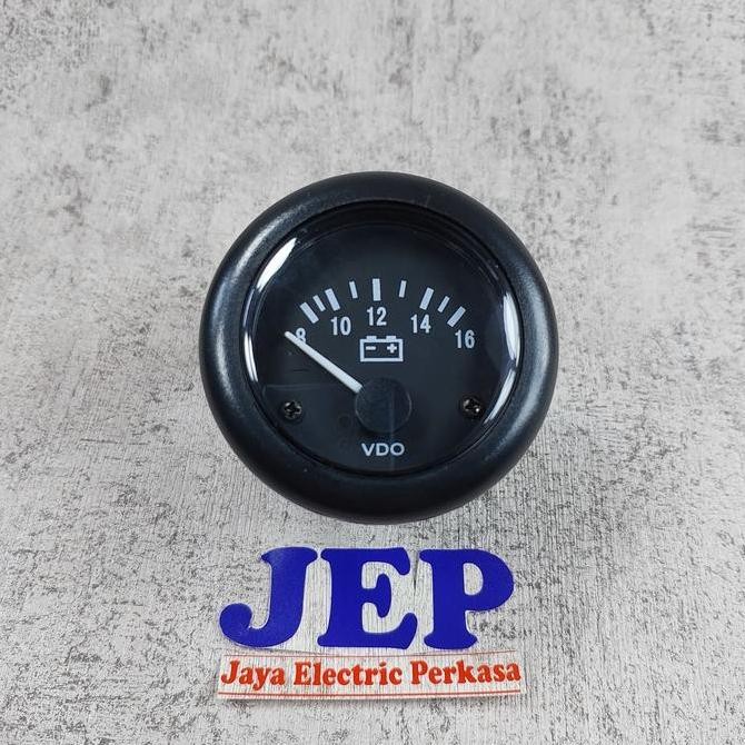 Jual Voltmeter Gauge Vdo 12V Atau 24V Meter Tegangan Battery Aki Vdo ...