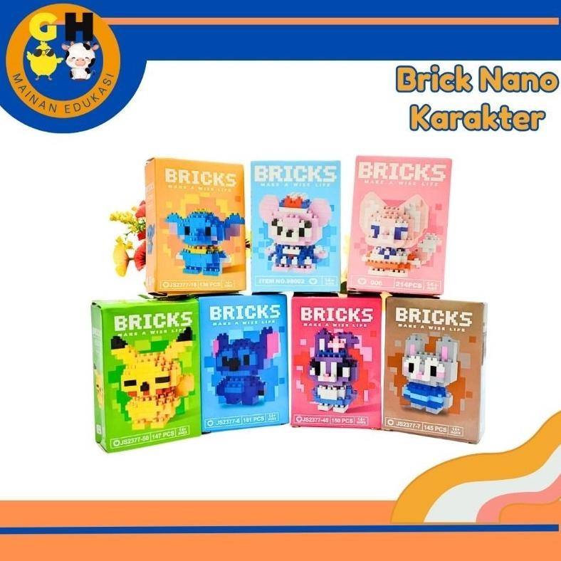 Jual (DISKON)- DIY Lego Susun Mini Kartun Bricks Mainan Balok Nano ...