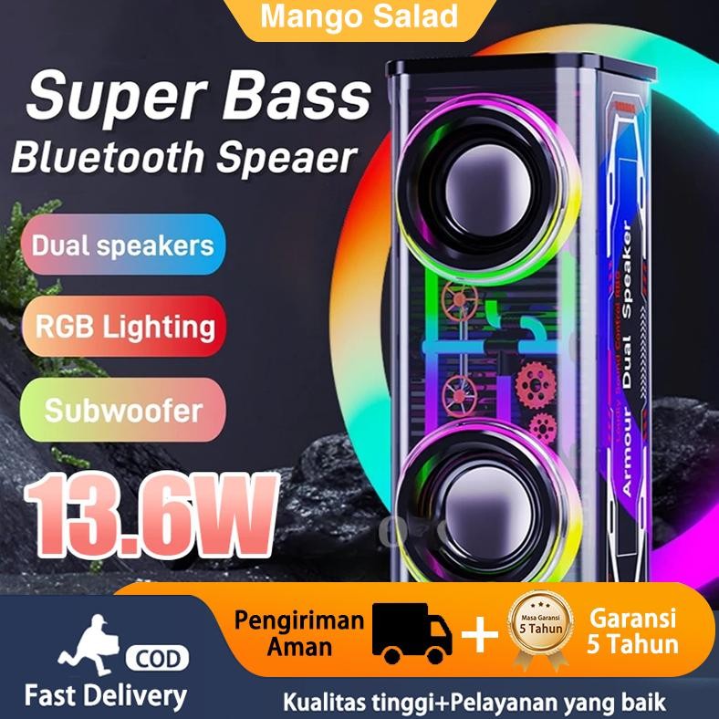 Jual DISKON PRO MAX BASS Mini Speaker Bluetooth Soundbar Super Bass ...