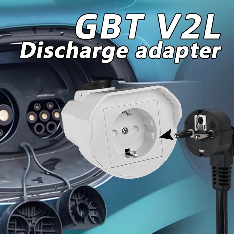 Jual Gbt V2L Discharge Adapter Plug Gbt Ev To Eu Socket 16A 220V For ...