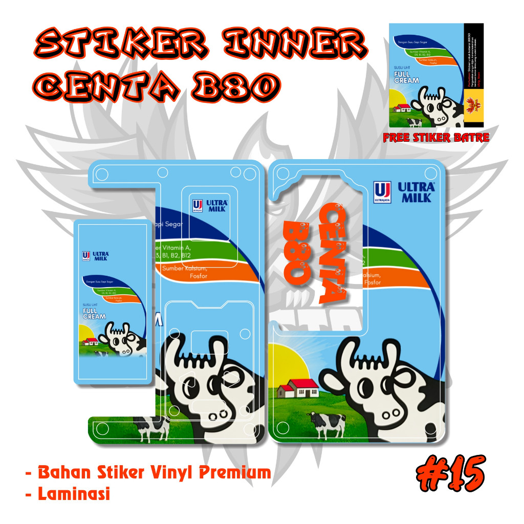 Jual Stiker 1 B80 15 Garskin Label Custom Fullbody Presisi Bisa COD ...
