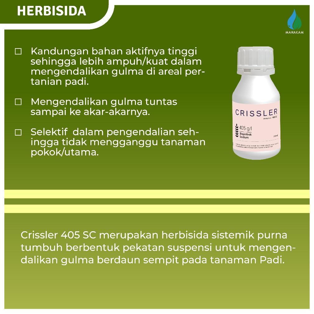 Jual Mahakam Crissler 405 SC 250 ml Herbisida Pengendali Gulma Berdaun ...