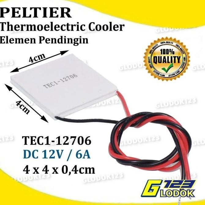 Jual Peltier TEC-12706 TEC1 12706 Element Keramik Panas Dingin ...