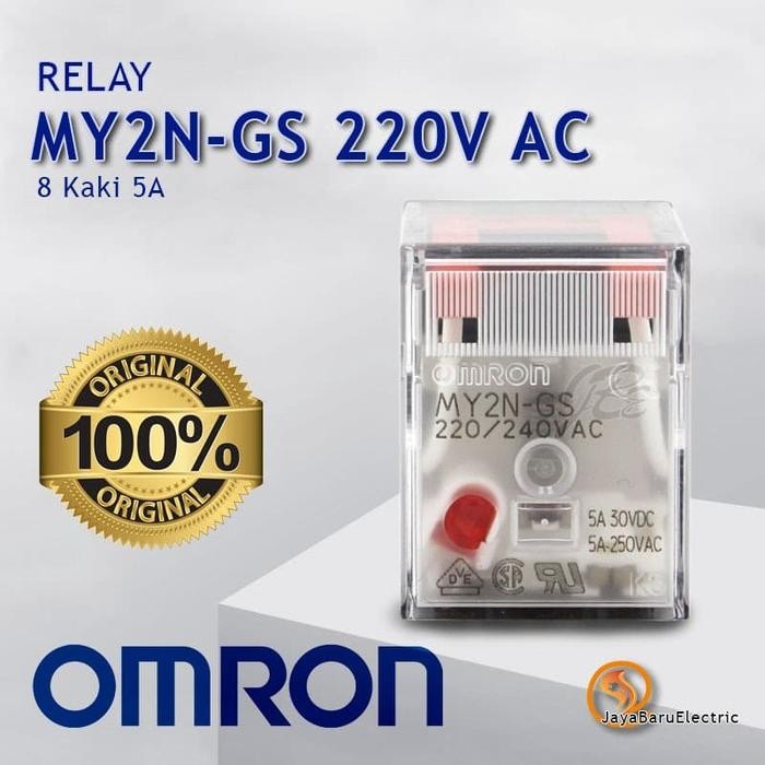 Jual Relay OMRON MY2N-GS 220V AC Asli ORIGINAL | Shopee Indonesia