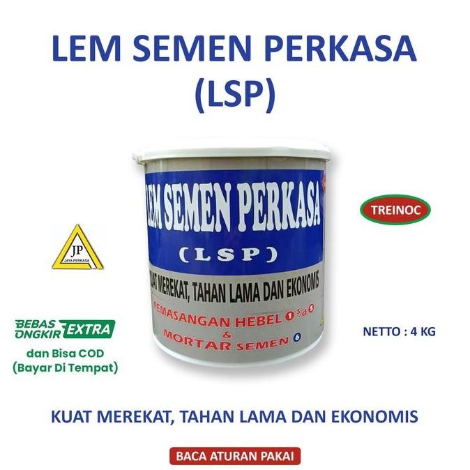 Jual Lem Beton Perkasa 4 Kg Lem Konstruksi Kuat Anti Retak Beton ? Lem ...