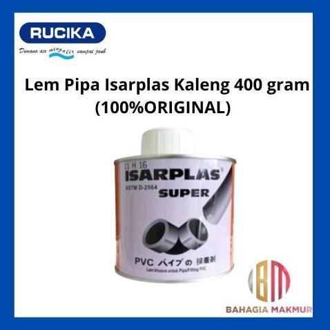 Jual Lem Pipa PVC Isarplas Kaleng 400gr Lem Paralon Anti Bocor | Shopee ...