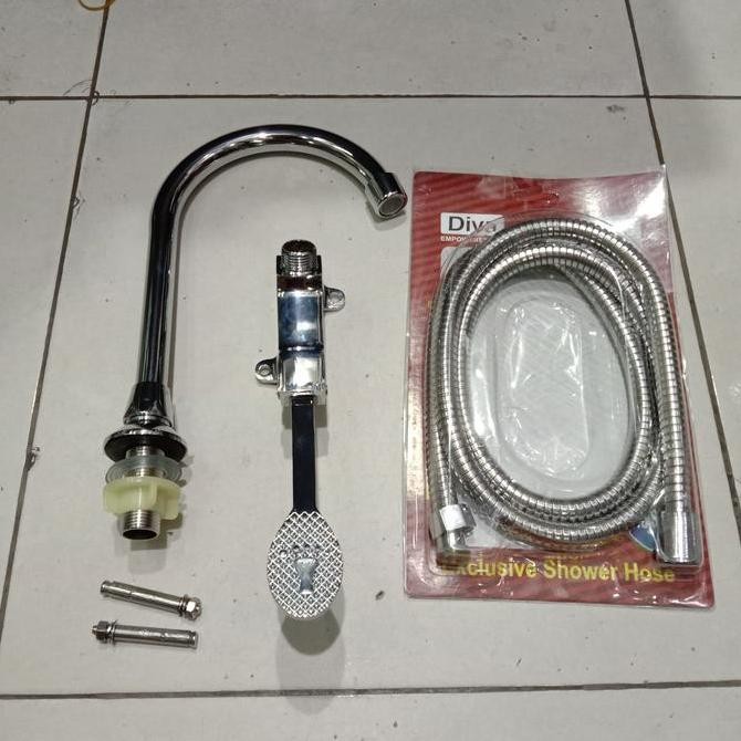 Jual KRAN WASTAFEL INJAK/ KERAN PEDAL INJAK/ KERAN INJAK KAKI ORIGINAL ...