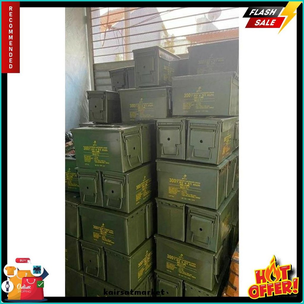 Jual Box Peluru Besi Kotak Peluru Besi Asli Pindad Terlengkap Dan ...