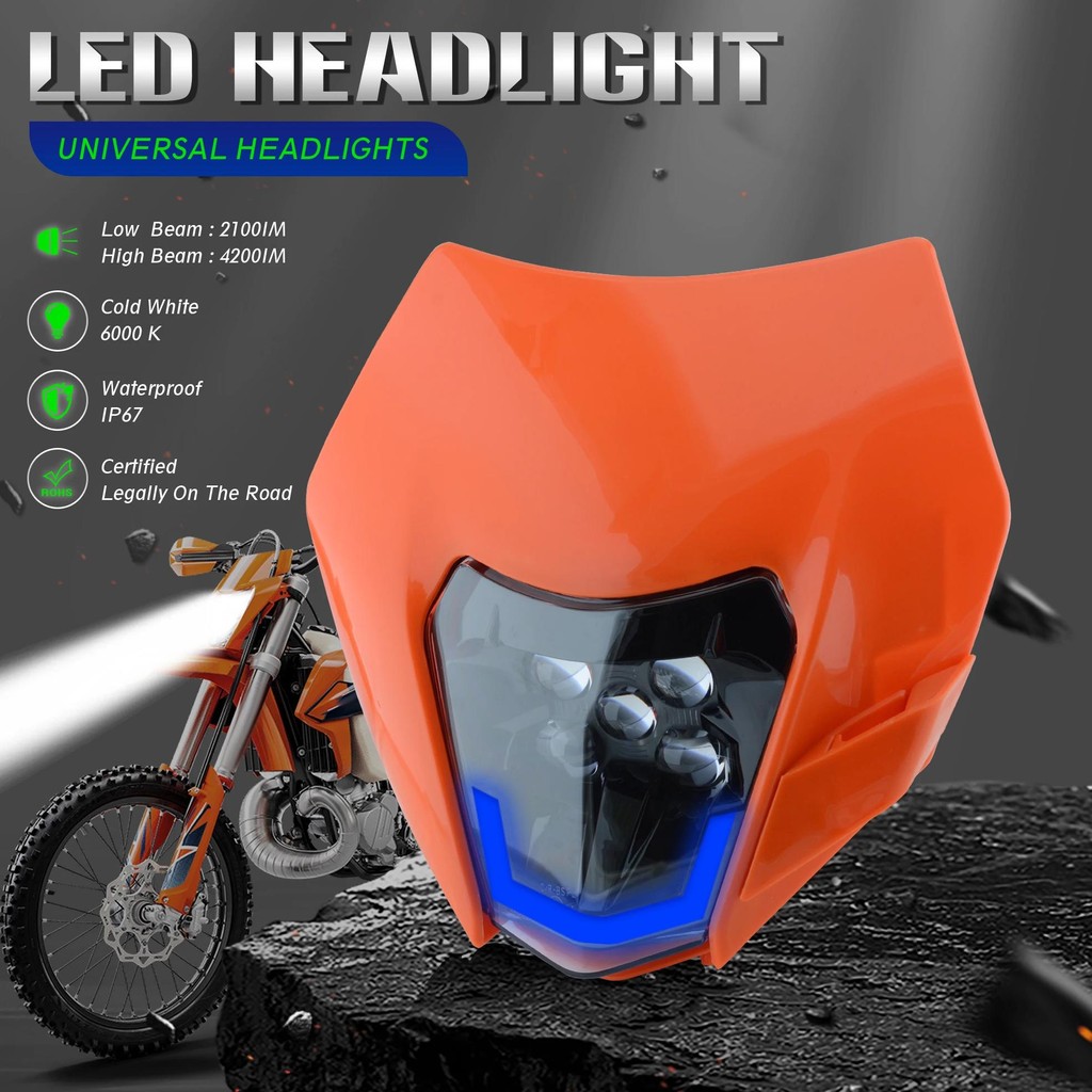 Jual Fewfuss For Ktm Headlight Exc 300 Enduro Motorcycle Mask Sx Xc Sxf ...