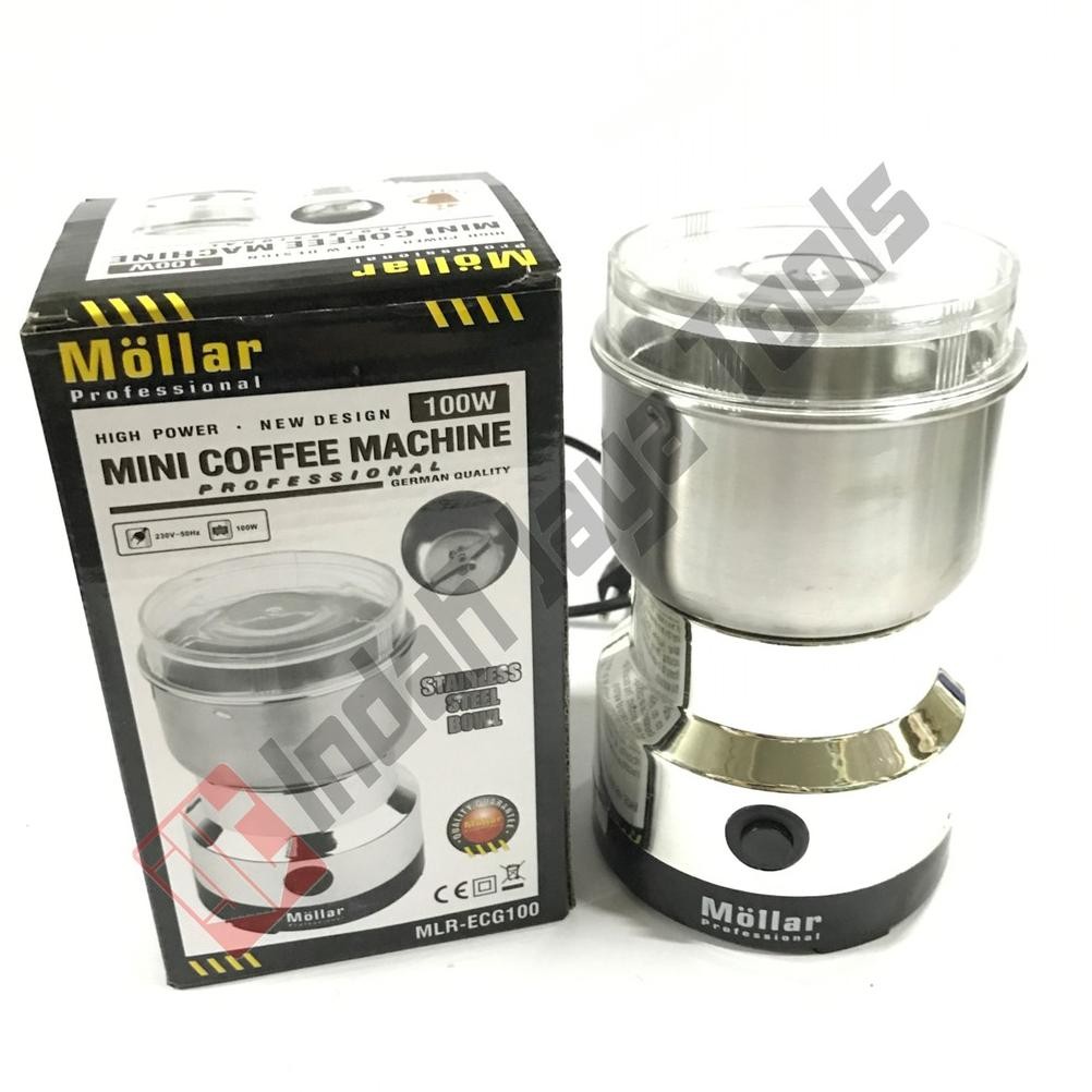 Jual MOLLAR Mini Coffee Grinder Gilingan Kopi Listrik Bumbu Dapur ...