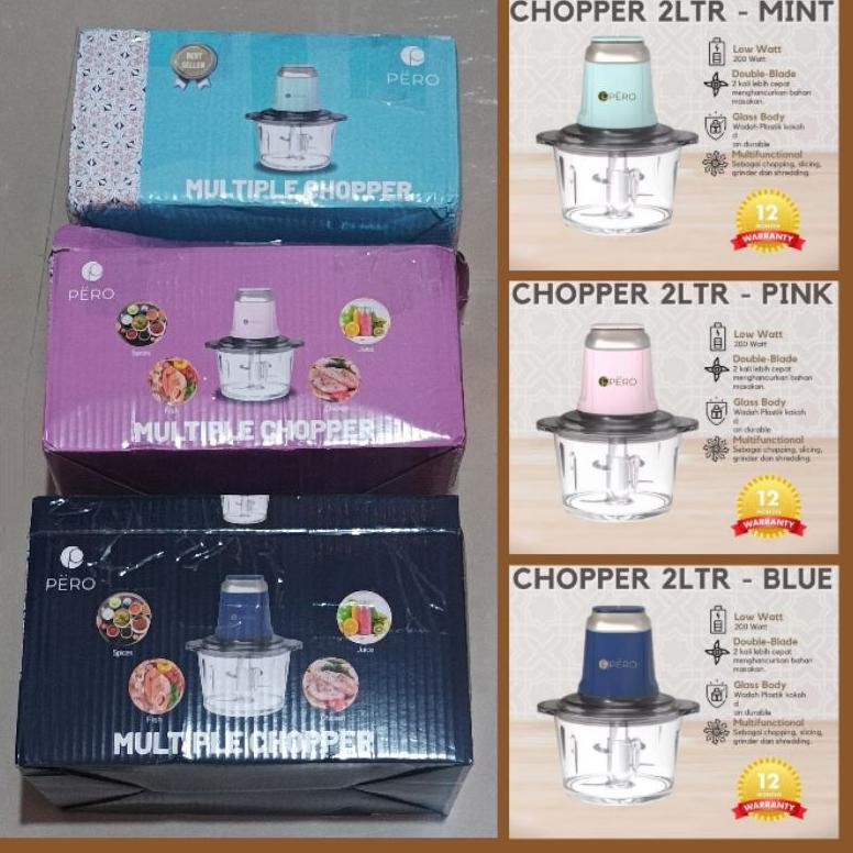 Jual Pero Glass Chopper 2 Liter 200W DiM | Shopee Indonesia