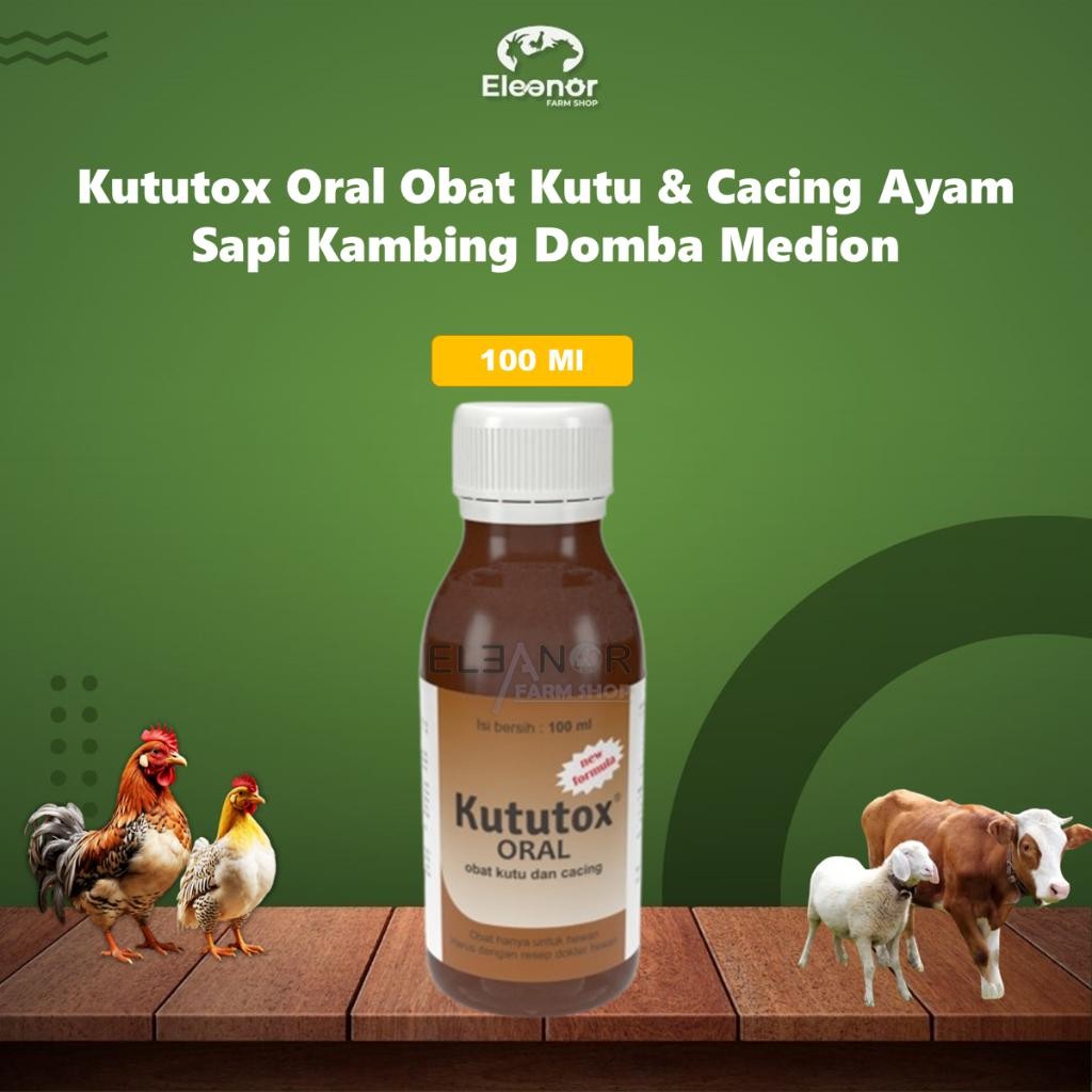 Jual Kututox Oral 100 Ml Medion Obat Kutu dan Obat Cacing Sapi Kambing ...