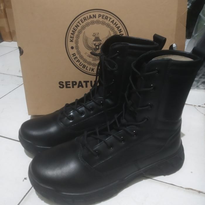Jual RS Sepatu PDL Full kulit Tali TNI Kemhan OriginaL | Shopee Indonesia