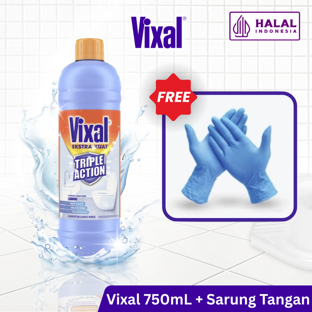 Jual Buy 1 Vixal Pembersih Porselen & Kamar Mandi Ekstra Kuat 750 mL ...