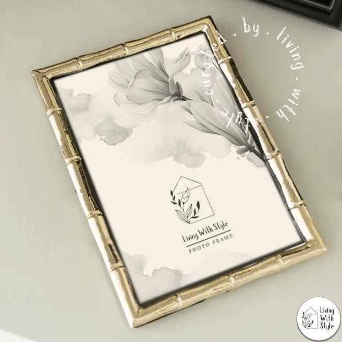 Jual ready stock !!! Living With Style - Bamboo Aesthetic Metal Photo ...