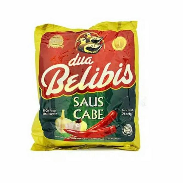 Jual Saus Cabe Dua Belibis Sachet 24X9Gr / Saus Sambal Belibis 480 ...