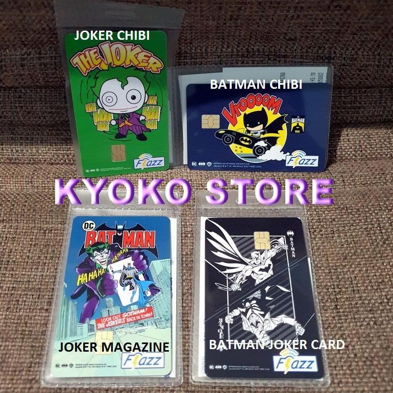 Jual Original Kartu Flazz Batman Chibi Joker Chibi Batman Joker Card ...