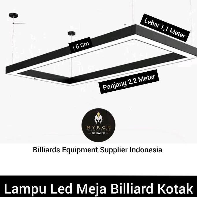Jual Lampu Led Billiard Kotak~Lampu Billiard Led Persegi Panjang ...