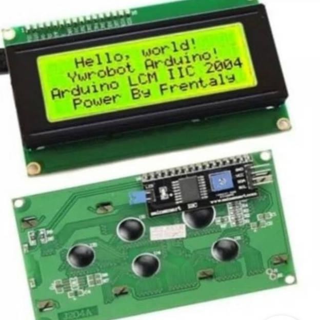 Jual Lcd 2004 20x4 i2c green display LCD hijau arduino uno R3 mega Nugi ...
