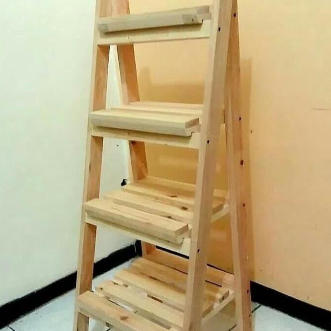 Jual Stok Sj Rak Display Kayu Lipat 4 Sap | Shopee Indonesia