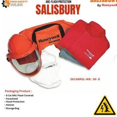 Jual 8Cal Salisbury Honeywell Arc Flash SKCA8RGL-WB - Coverall ...