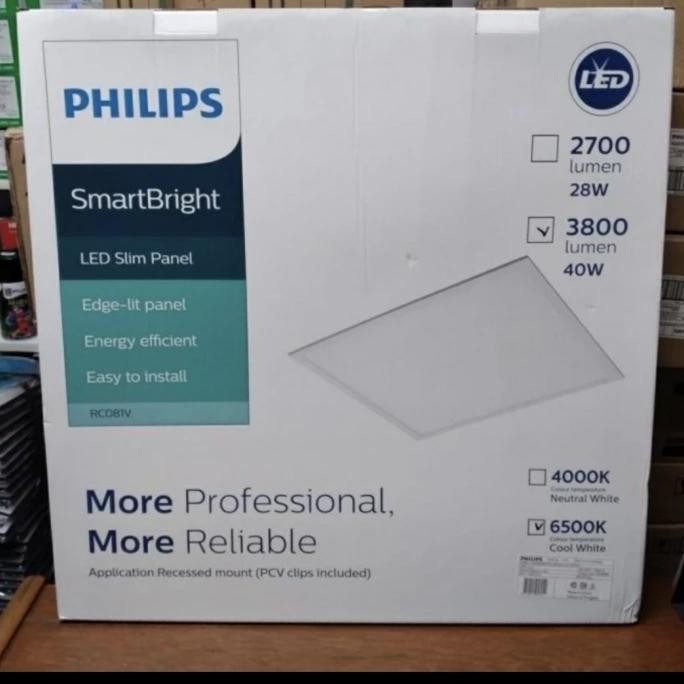 Jual Philips Lampu panel slim led smartbright RC081v RC0191V 40W 40 ...