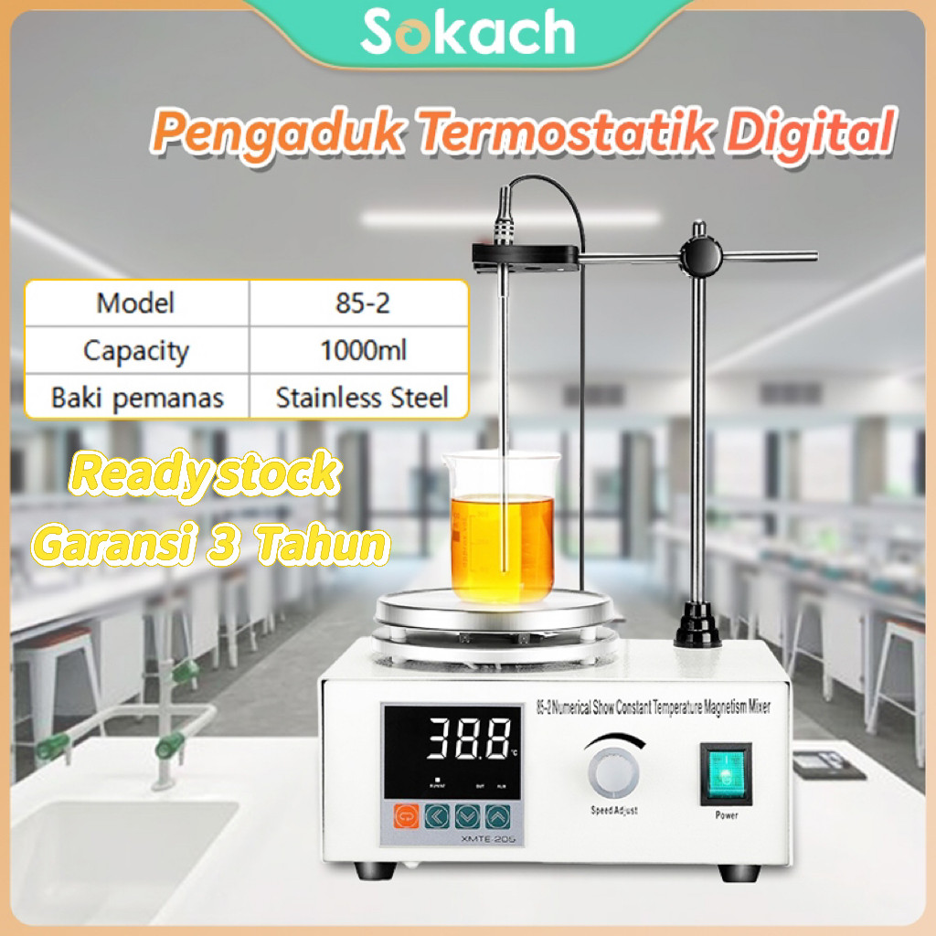 Jual ⚡Garansi⚡Magnetic Stirrer 85-2 Hotplate Magnetik Strirer Hotplate ...