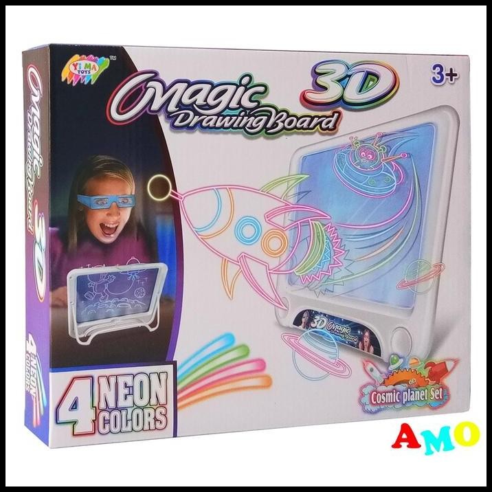 Jual MAGIC DRAWING BOARD 3D YM159 MAINAN PAPAN TULIS GAMBAR EDUKASI ...