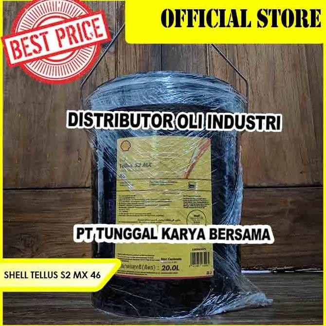Jual SALE! SHELL TELLUS S2 MX 46 OLI HIDROLIK 20 LITER HYDRAULIC OIL ...