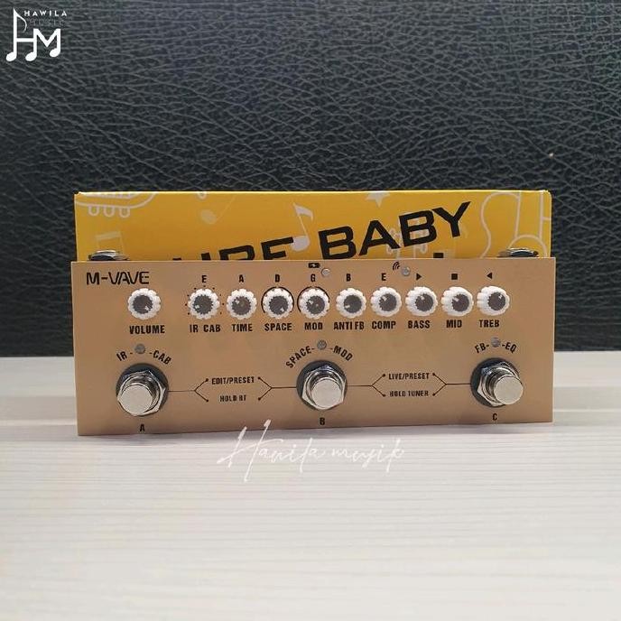 Jual M-Vave Cube Baby Elektrik Pedal Multi Efek Gitar M Vave Cube Baby ...