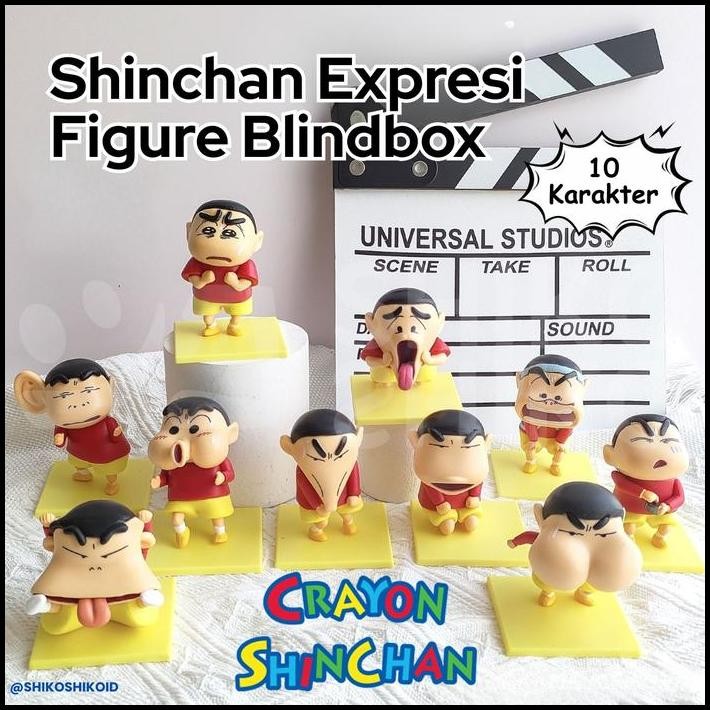 Jual BBSexp Blind Box Shinchan Crayon Shin-chan Wajah Ekspresif ...