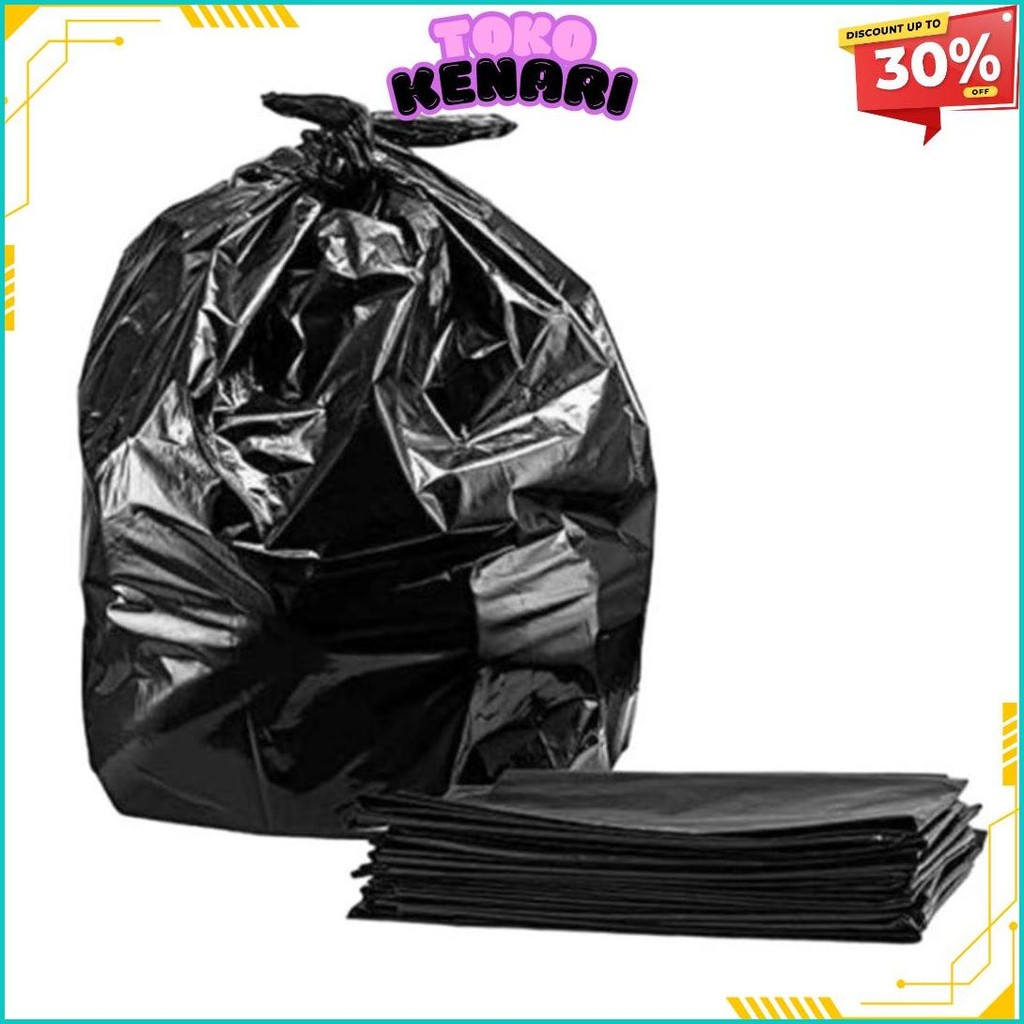Jual ( Ready Stock / Harga 1 Pack) Hd Sampah | Kantong Plastik Sampah Hitam - Trash Bag/Trashbag ...