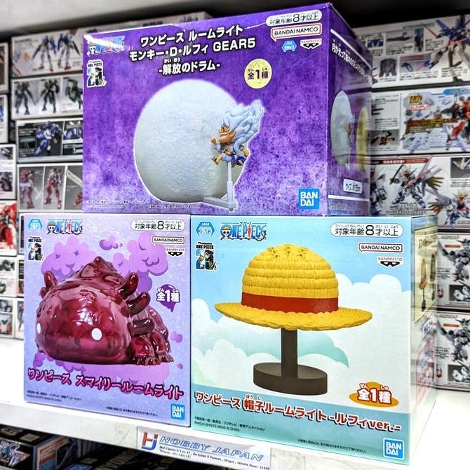 Jual One Piece Room Light - Luffy Hat - Smiley - Luffy Gear 5 Kaiho no ...