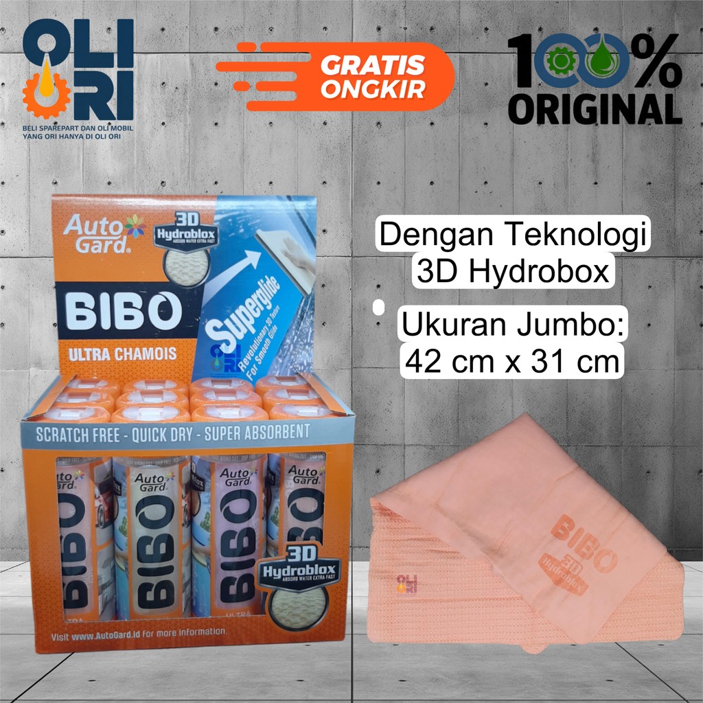Jual Lap Kanebo Jumbo AUTOGARD BIBO Lap Pengering Mobil Motor Alat Rumah Tangga 3D Hydroblox ...